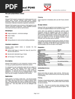 UNISEAL PU - Polyurethane Joint Sealant | PDF | Polyurethane | Paint