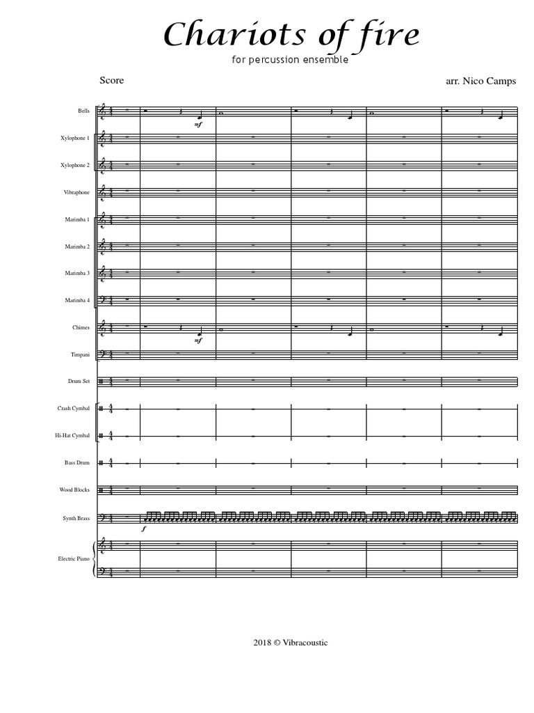 SCORE Chariots of Fire | PDF