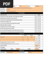 Lifting Plan Form | PDF
