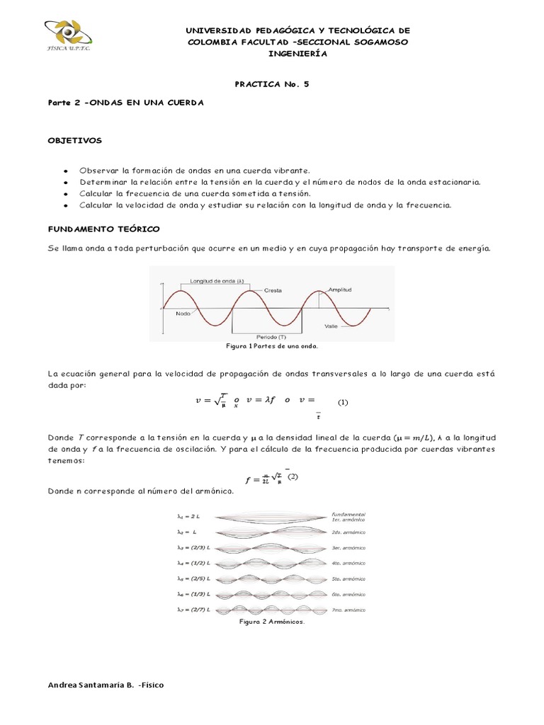 Práctica 5-2 | PDF | Olas | Frecuencia