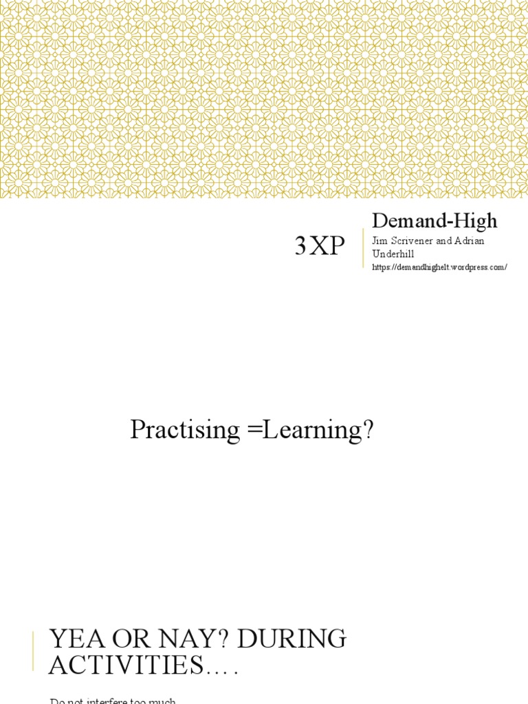 3 XP | PDF | Learning | Human Communication
