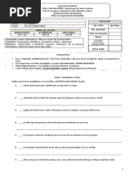 Prueba Del Libro Stone Fox (Adecuada Transitorios) 4tos. | PDF