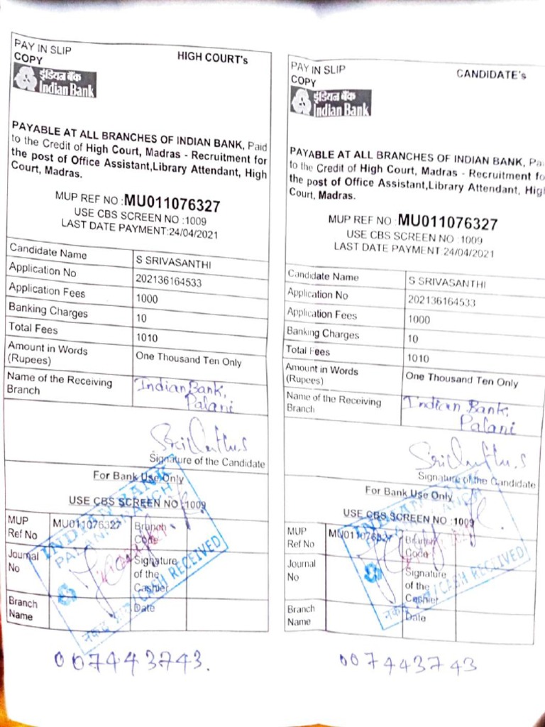 Challan 1 | PDF | Economies | Money
