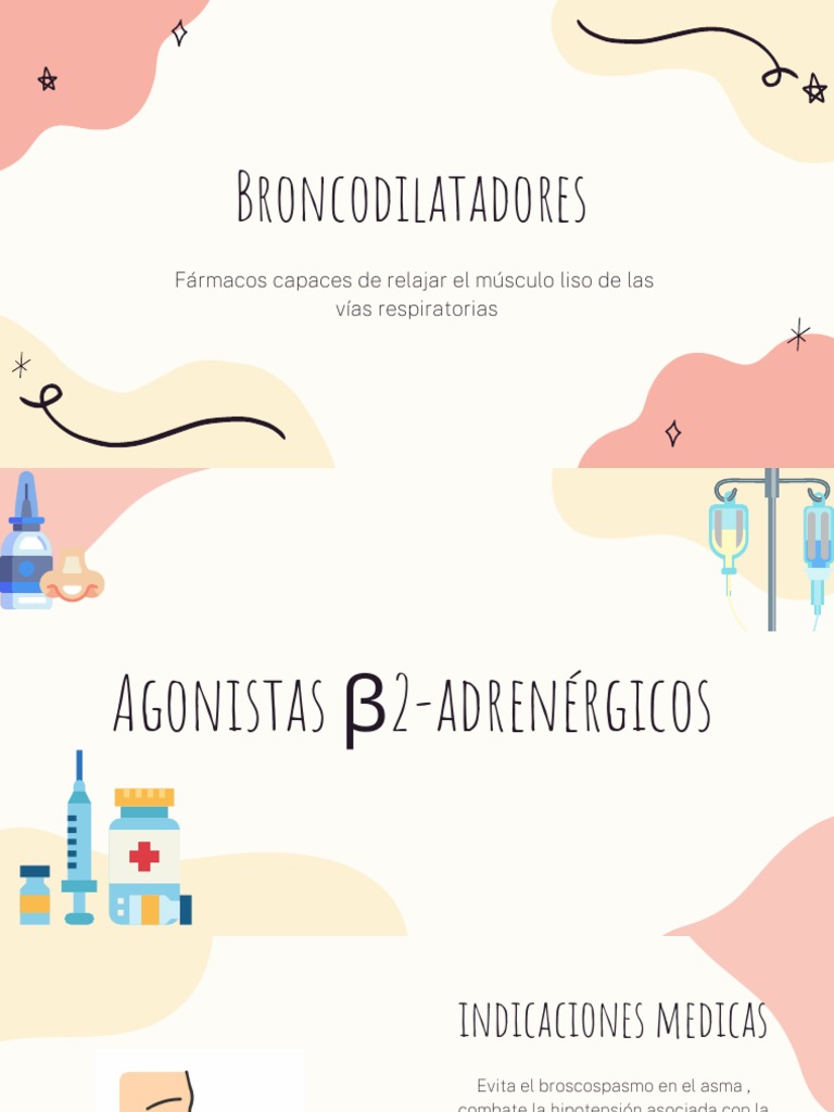 Farma Broncodilatadores | PDF | Asma | Drogas