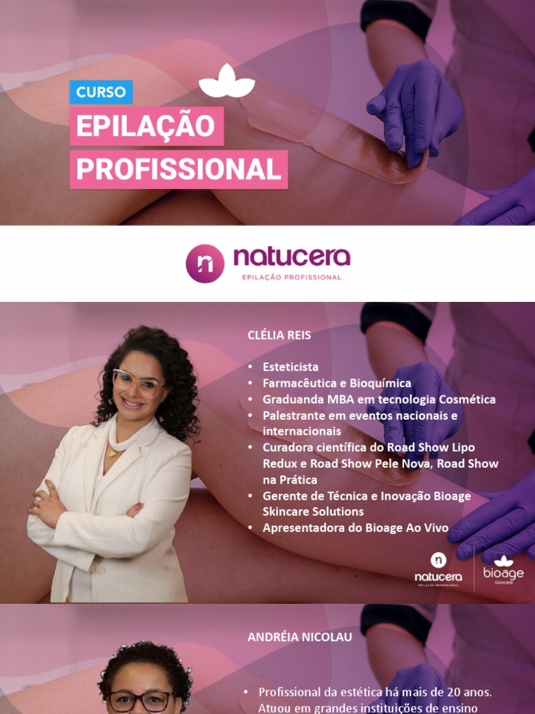 Epilação Profissional Apostila Pdf Pele Epiderme