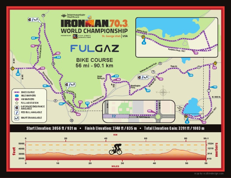 St. George IRONMAN 70.3 Bike Course | PDF