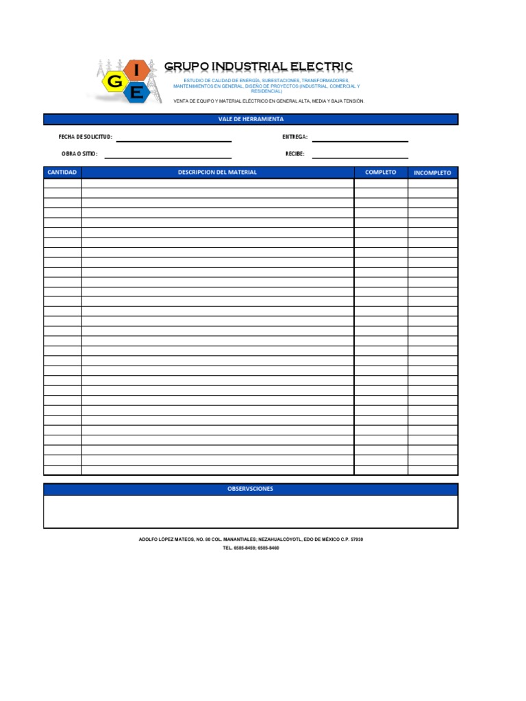 Vale Herramienta | PDF