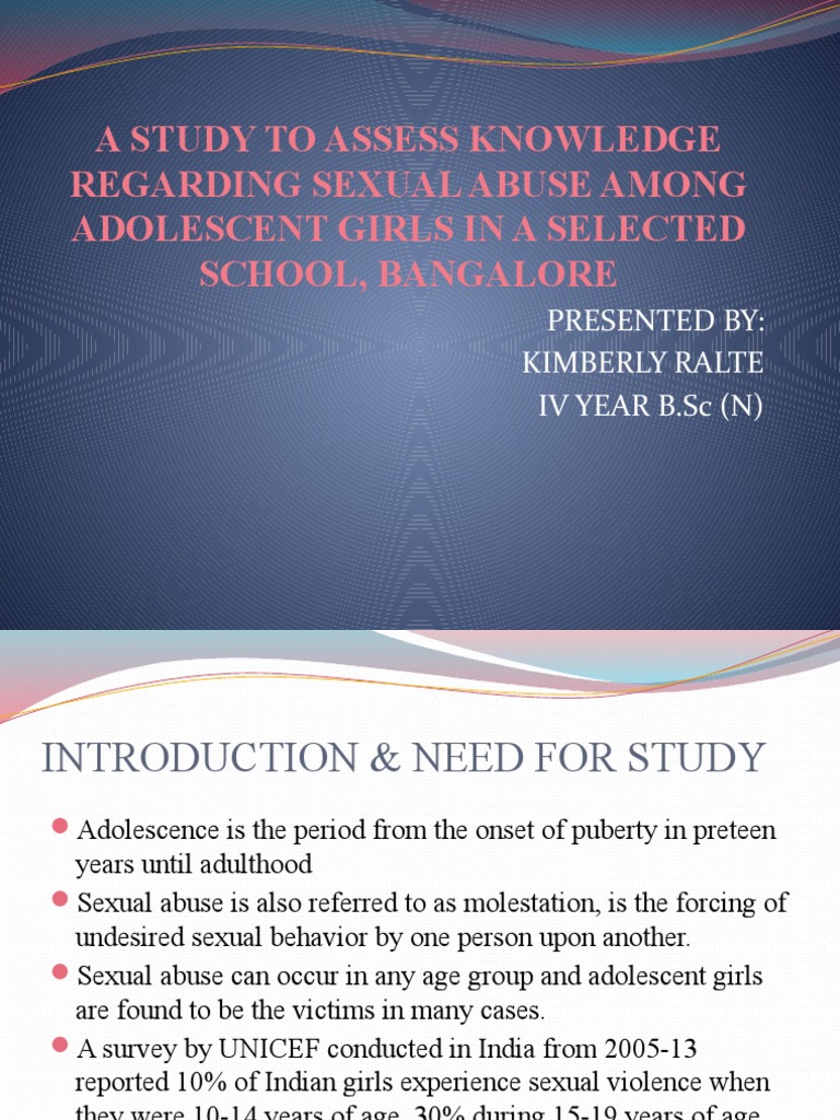 Kimberly's | PDF | Adolescence | Survey Methodology