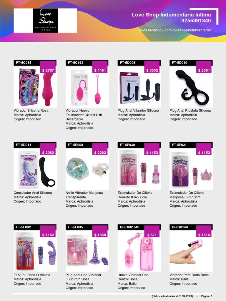 Catalogo Love 1-9-2021 | PDF | Anatomia sexual | Masturbación