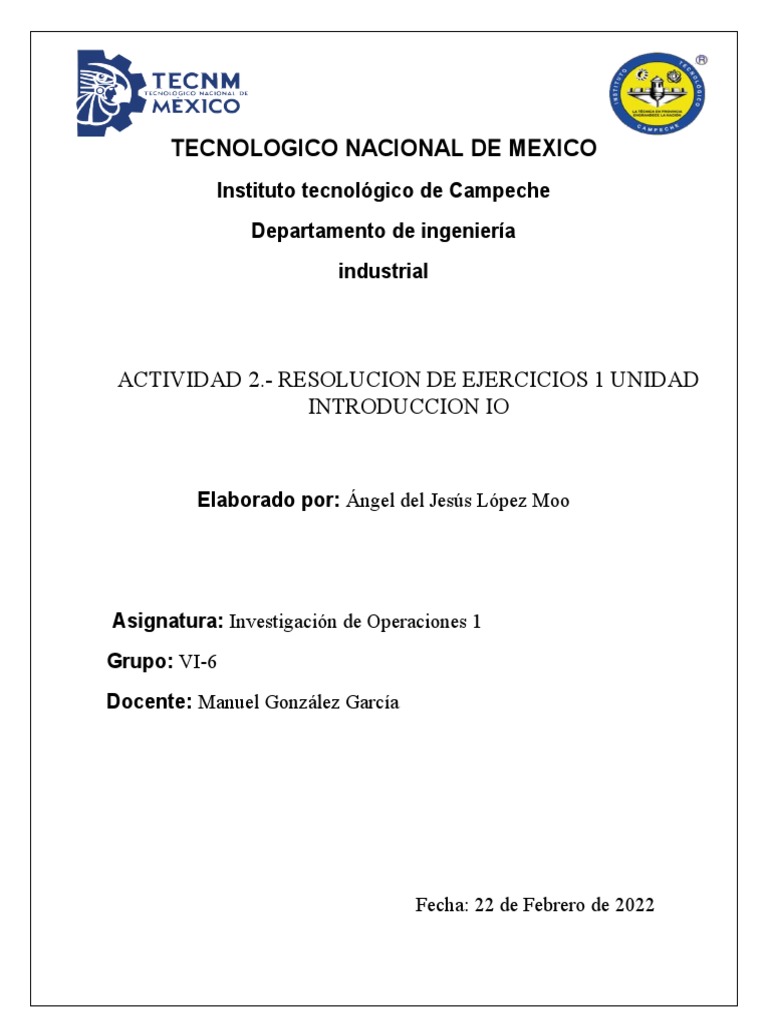 ACT 2 U1 Ejercicios PL | PDF | Carne | Oferta (economía)