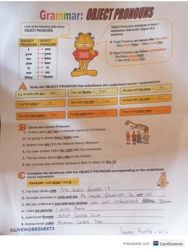 Object Pronouns | PDF