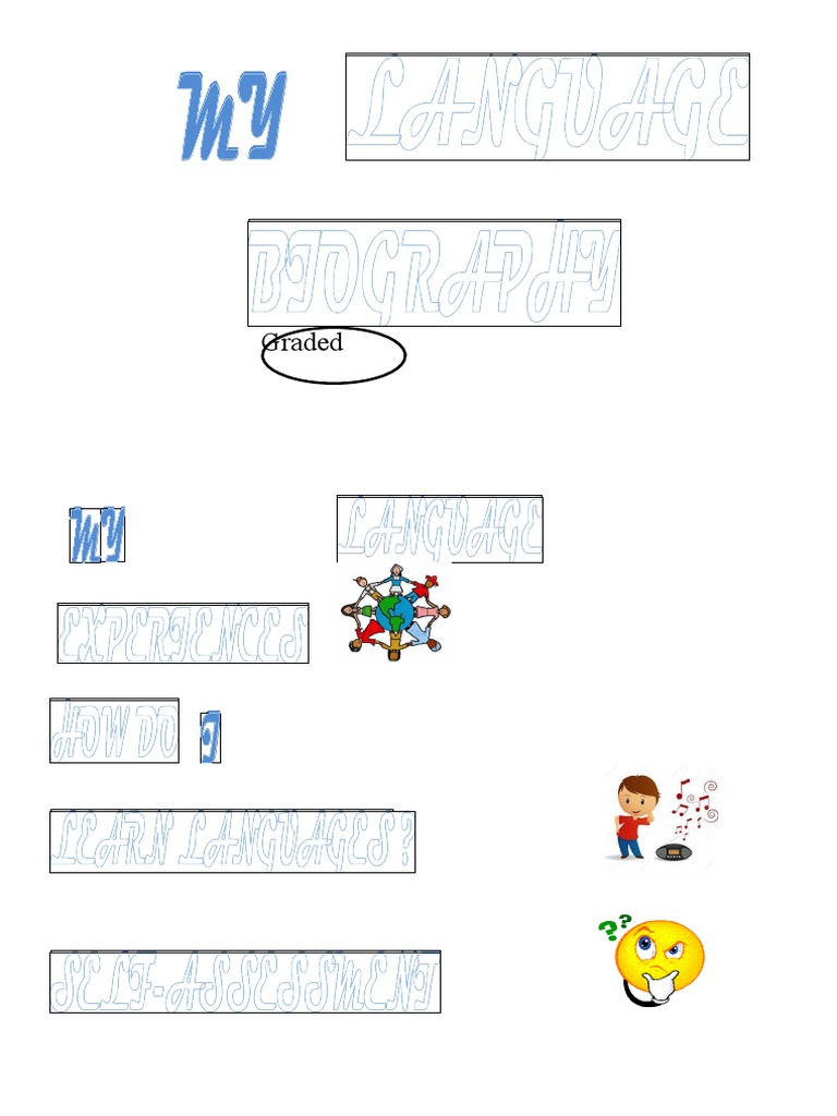 LANGUAGE BIOGRAPHY DEF Graded | PDF | Behavior Modification | Cognitive ...