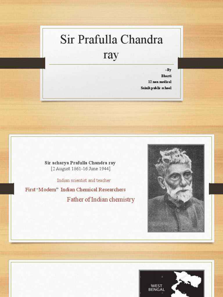 Sir Prafulla Chandra Ray | PDF | Academia | Science
