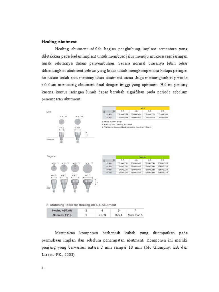 Bagian Dan Klasifikasi Implan | PDF