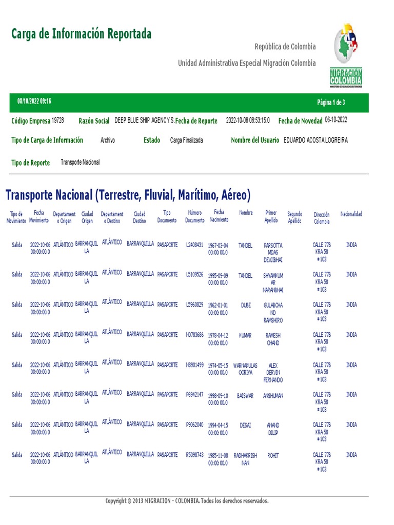 Consulta Reporte Empresa | PDF | Ley de libertad de expresión