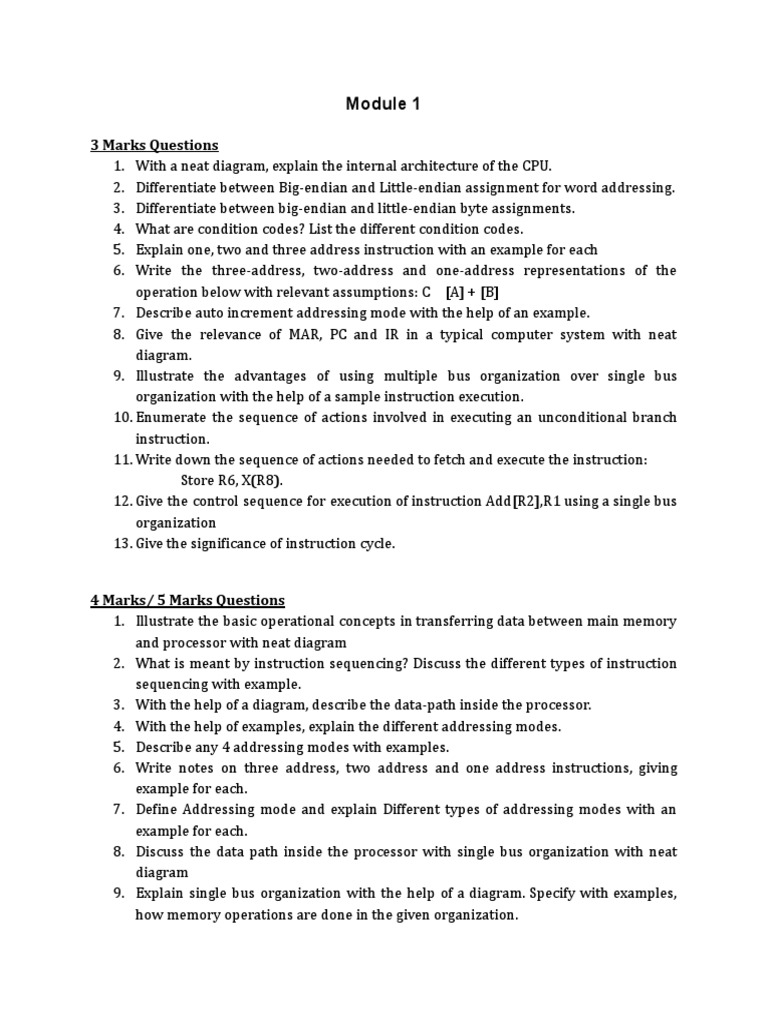 QB.1, 4 and 5 Modules | PDF | Random Access Memory | Cache (Computing)