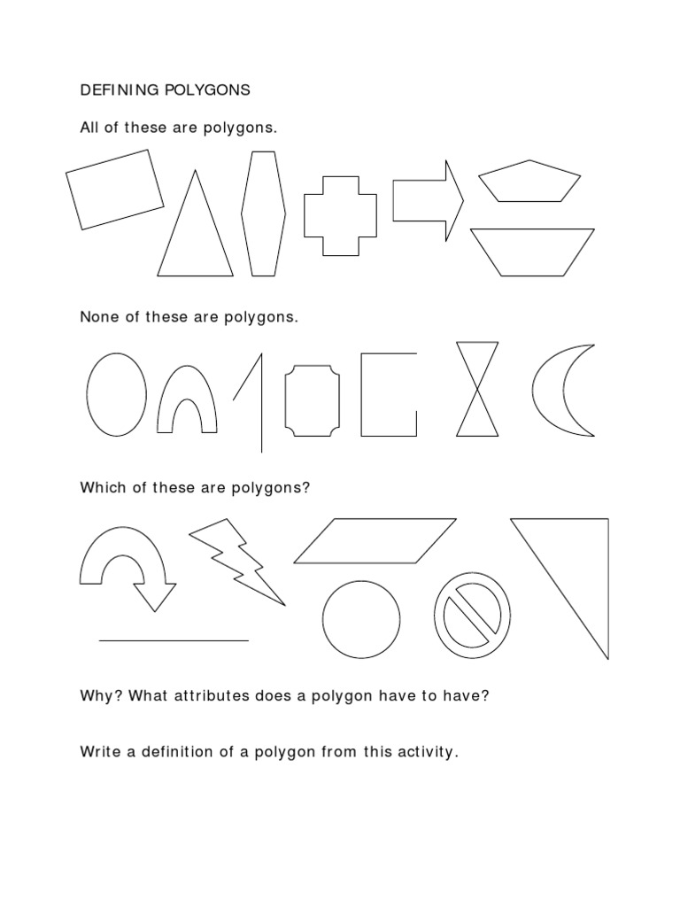 Constructing Polygons | PDF | Language Arts & Discipline | Teaching ...