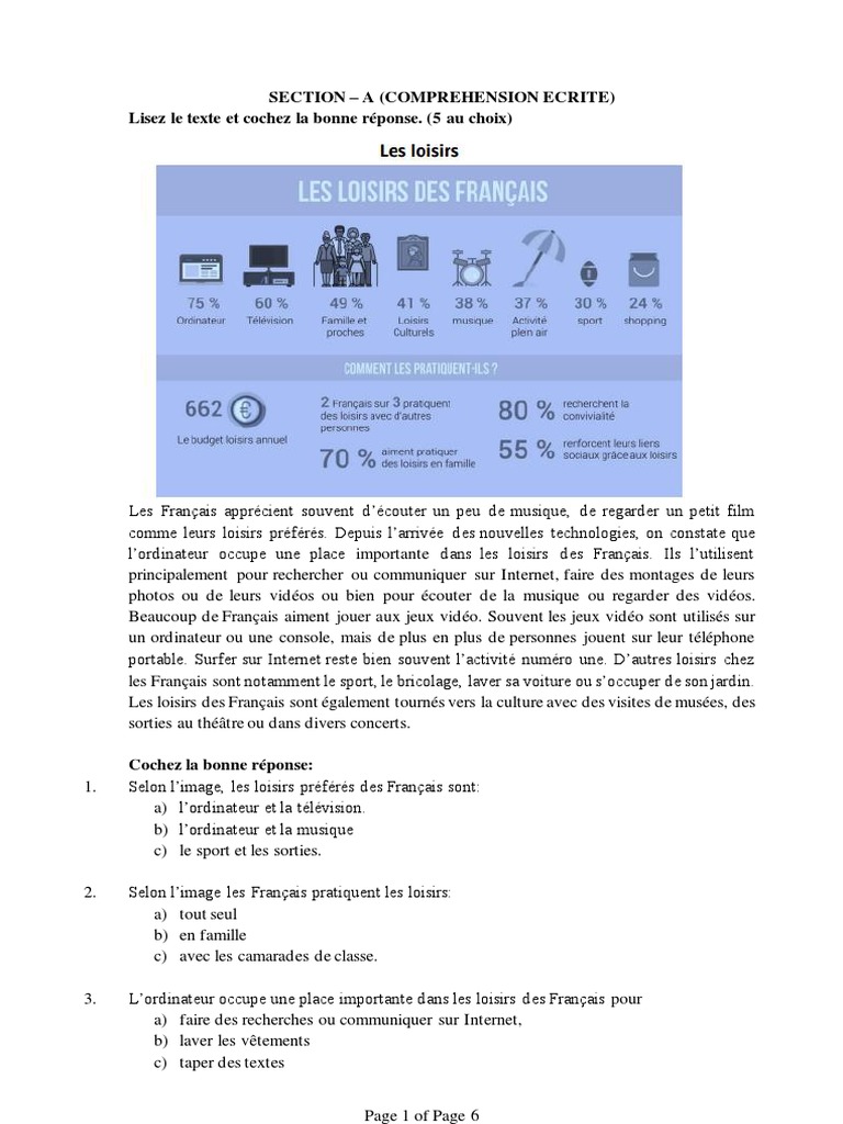 Grade 9 French 2021-22 | Download Free PDF | Échecs