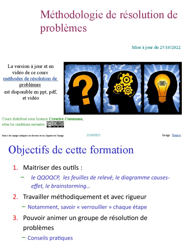 Méthodologie de Résolution de Problèmes | PDF | Gestion de projet ...