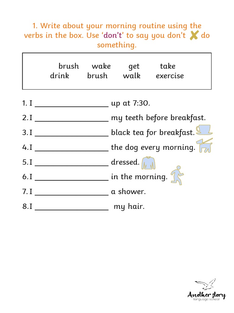 Present Simple Positive and Negative | PDF