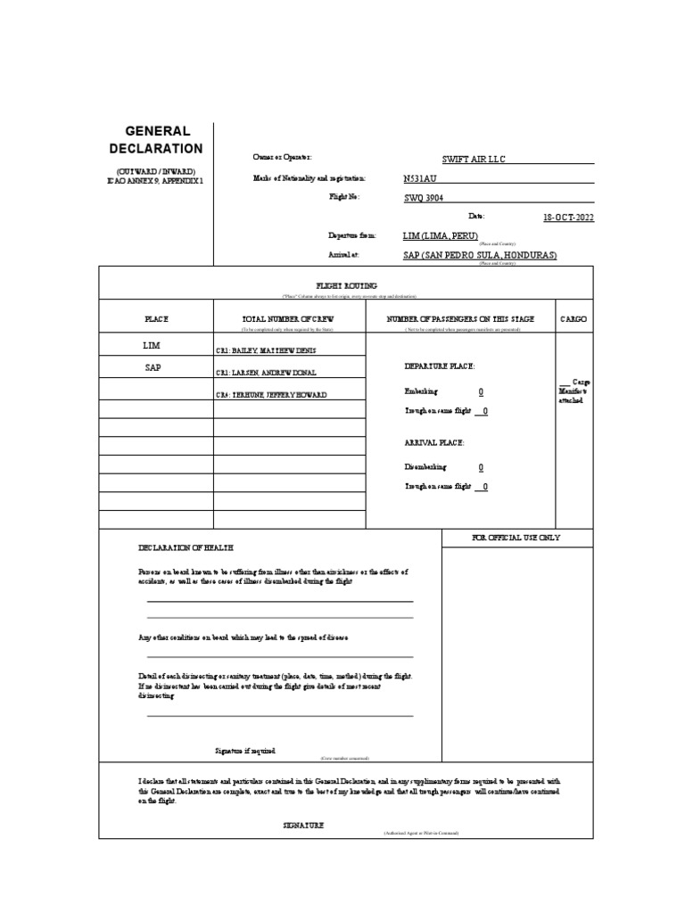 GENDEC For SWQ3904 LIM-SAP (17-OCT-2022) | PDF | Man Made Disasters ...