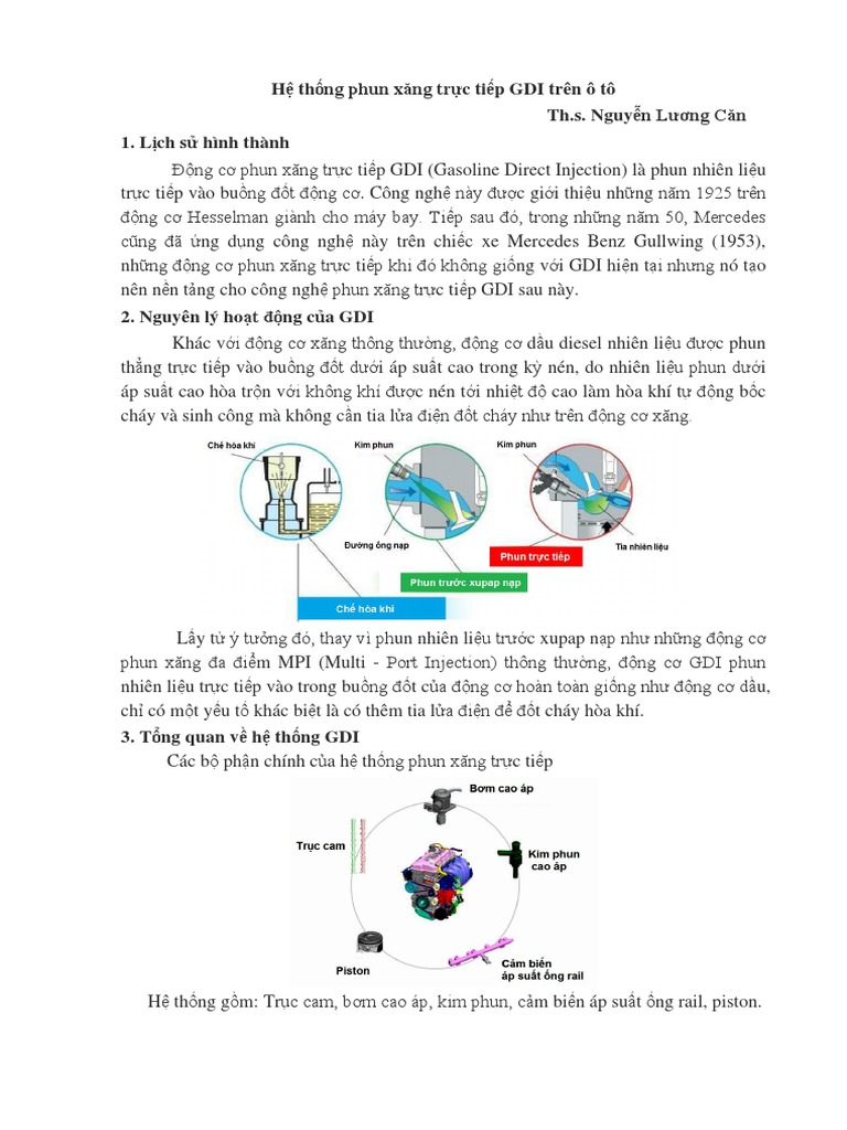 Phun Xang Truc Tiep Gdi | PDF