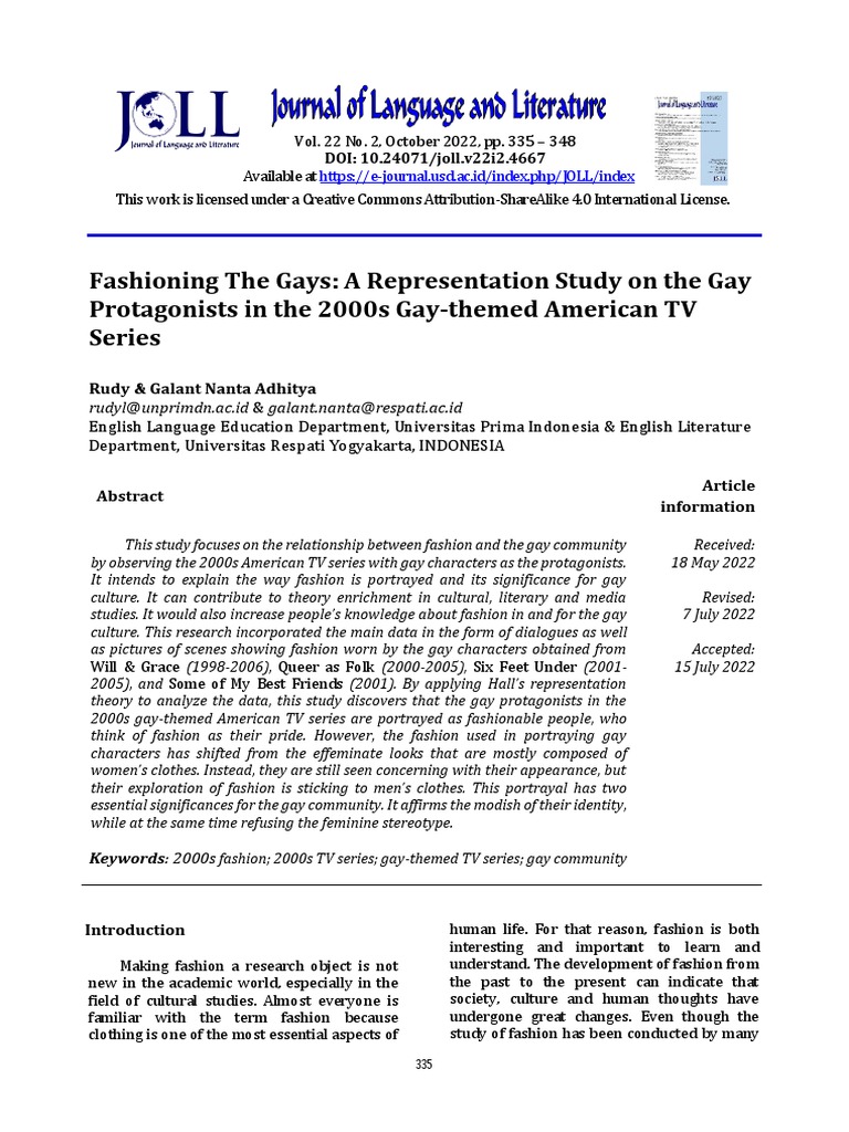 Fashioning The Gays A Representation Study On The | PDF | Fashion ... Fashioning The Gays A Representation Study On The | PDF | Fashion ...