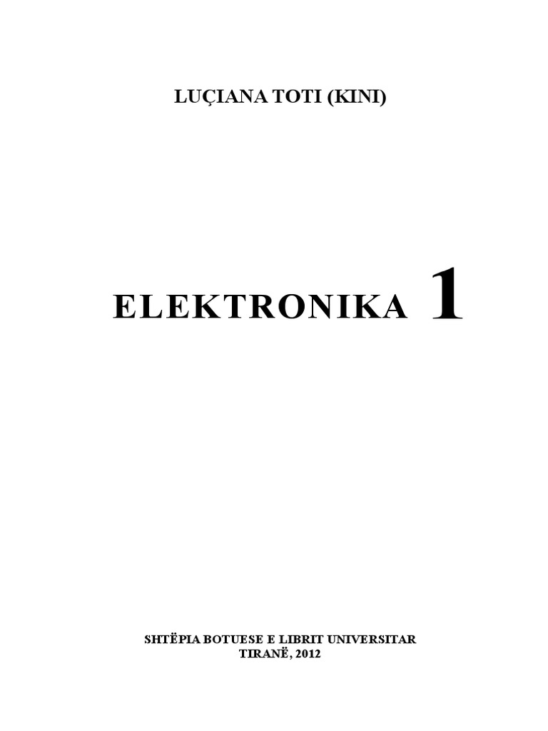 Elektronika 1 L.toti | PDF