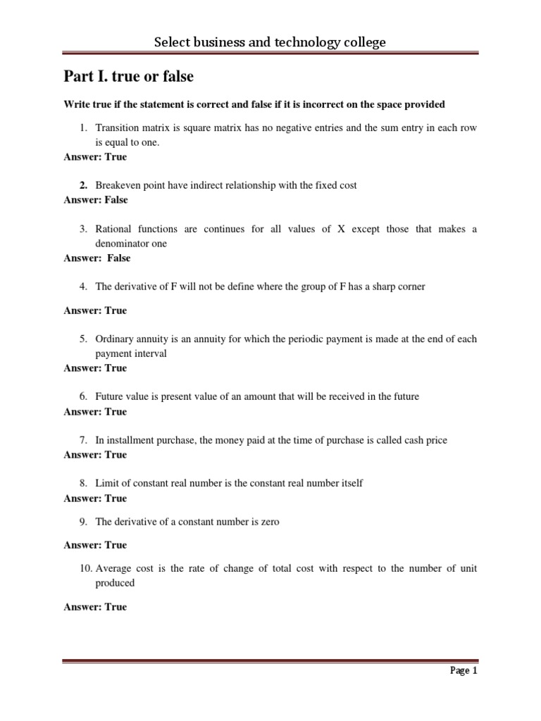 Mathes For Management | PDF | Derivative | Mathematics