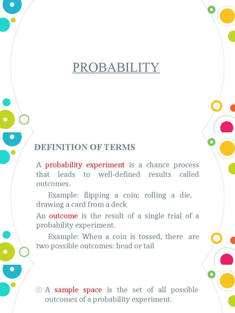 6 Probability Experiment | PDF | Probability | Probability Distribution