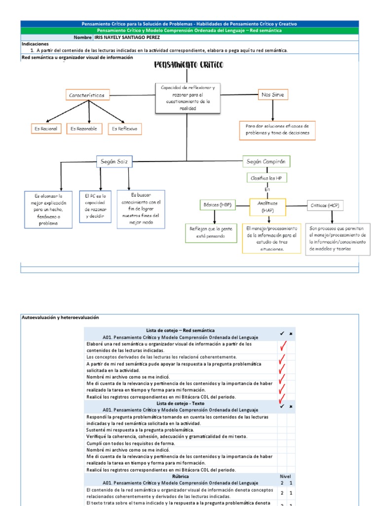 A01-1 Santiago Iris | PDF | Pensamiento | Aprendizaje