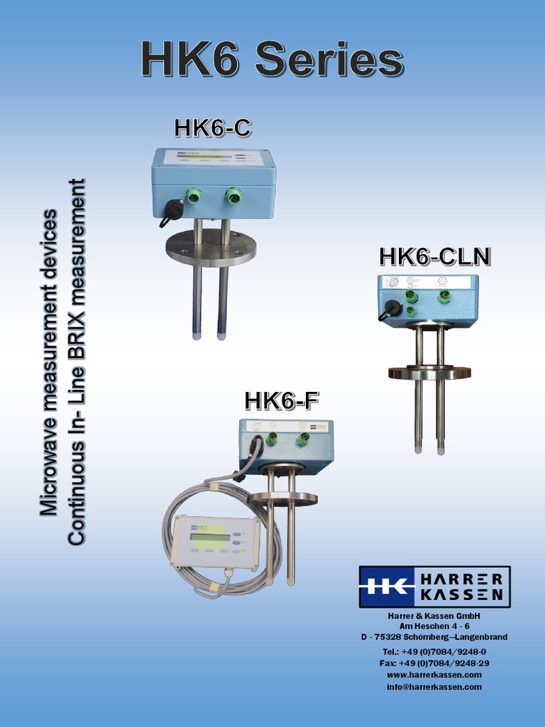 HK6 Flyer e | PDF | Calibration | Microwave