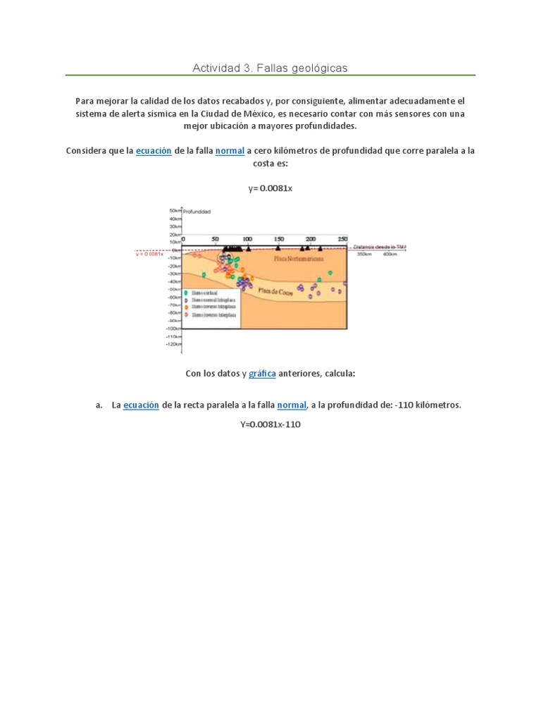 Actividad 3 Fallas Geológicas | PDF