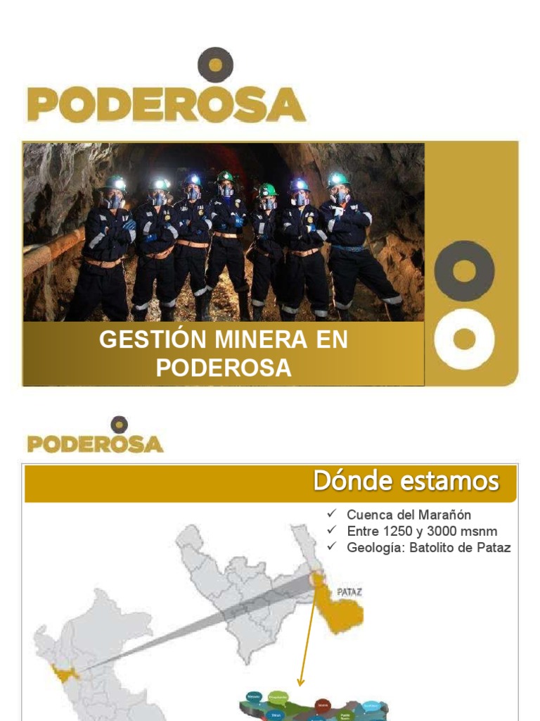 Gestion Minera Poderosa | PDF | Minería | Sustentabilidad