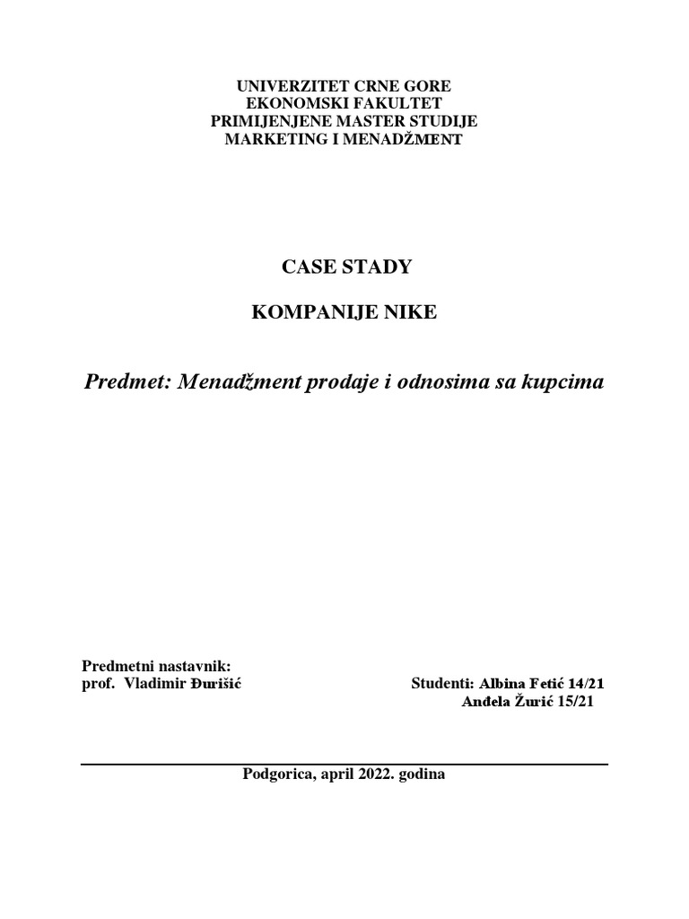Nike Pdf