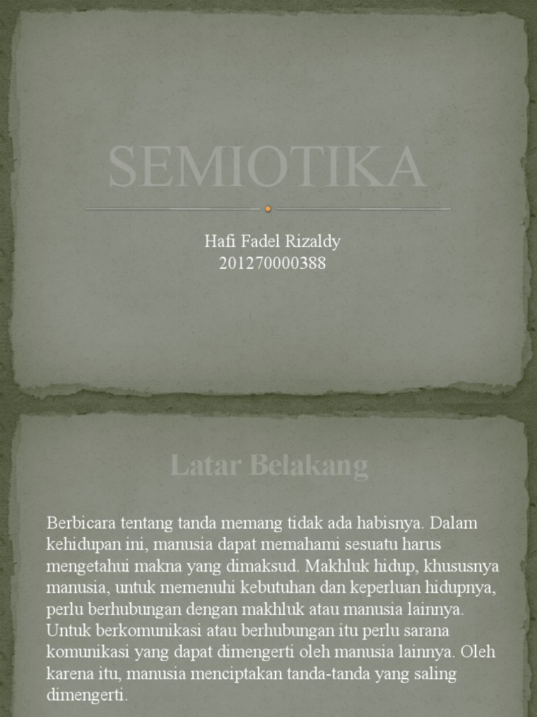 Semiotika | PDF