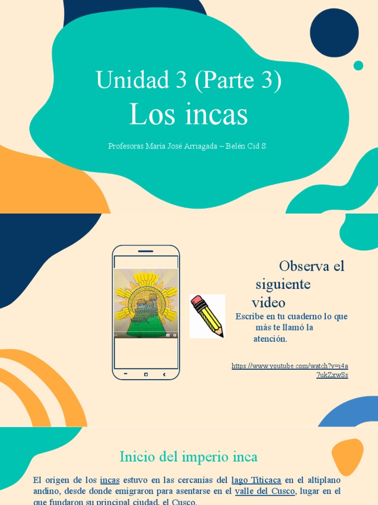 Imperio Inca Parte 1 | PDF | Imperio Inca | Andes