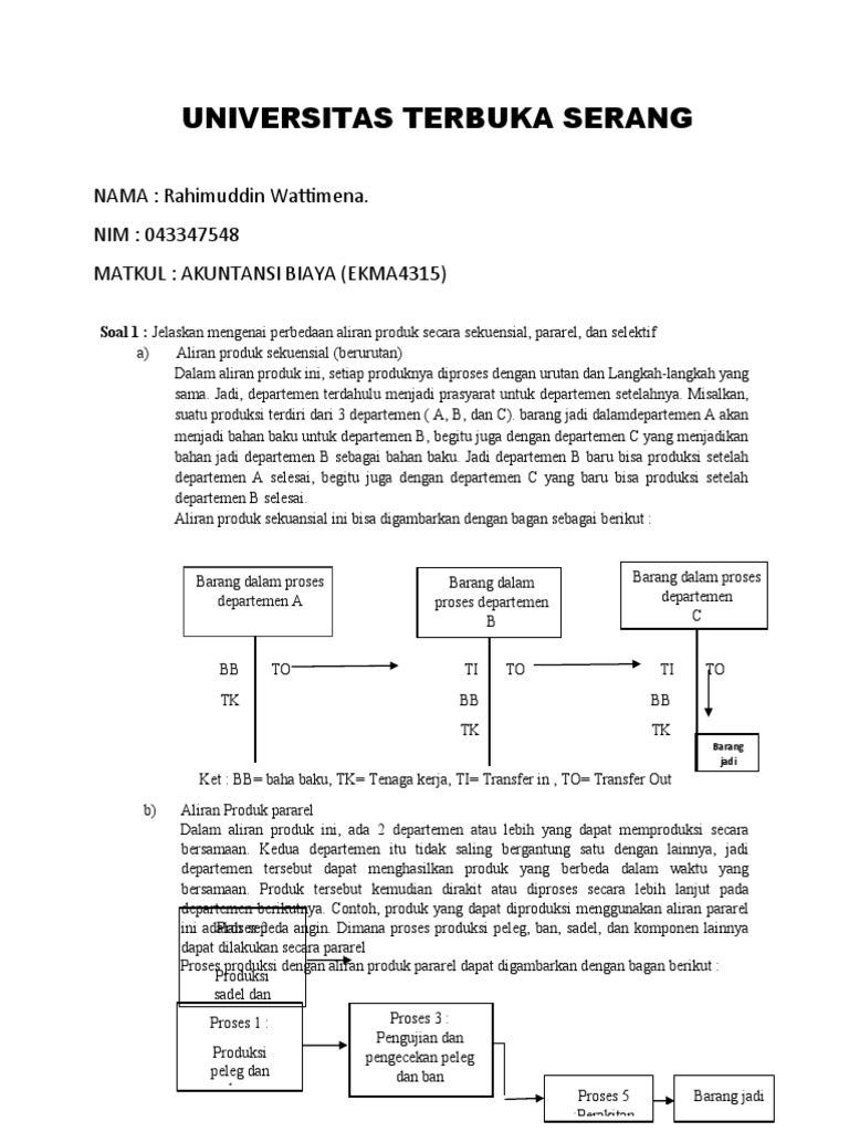 Akutansi Biaya Diskusi 5 | PDF