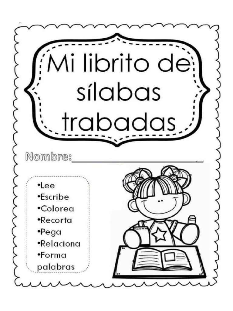 Librito de Silabas Trabadas Elprofe20 | PDF