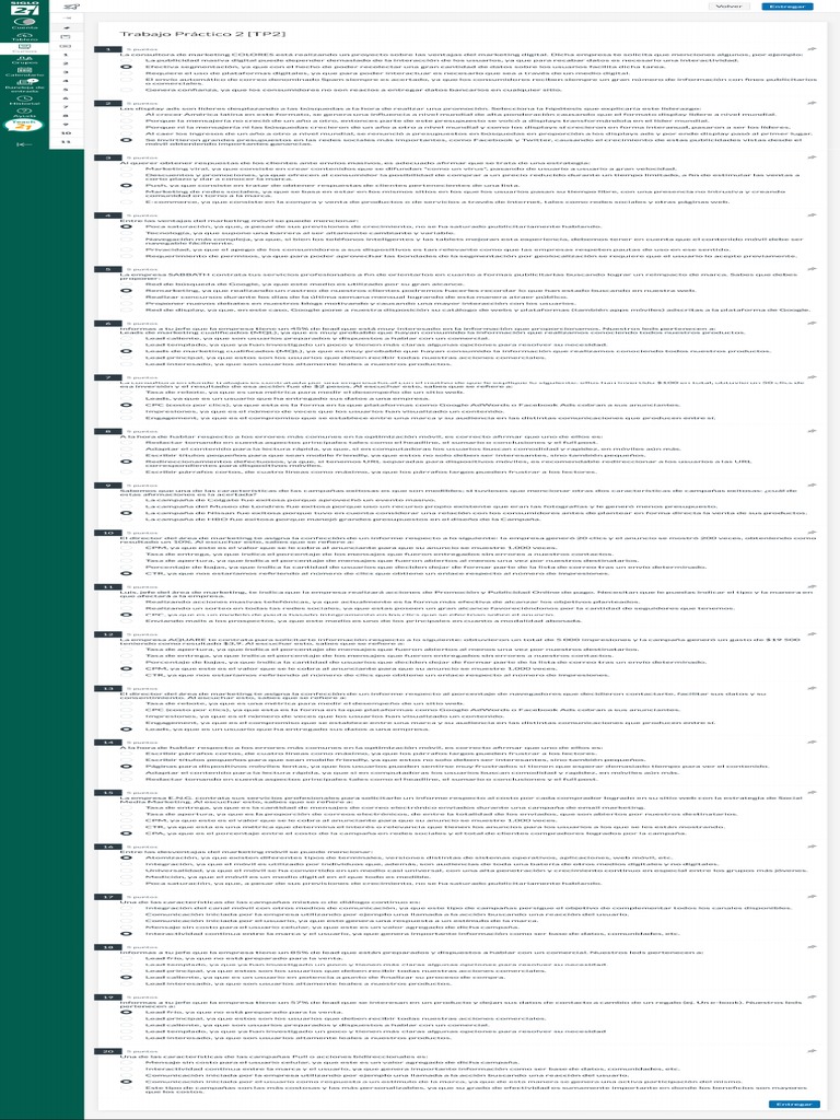 TP2 Marketing Movil 100% | PDF