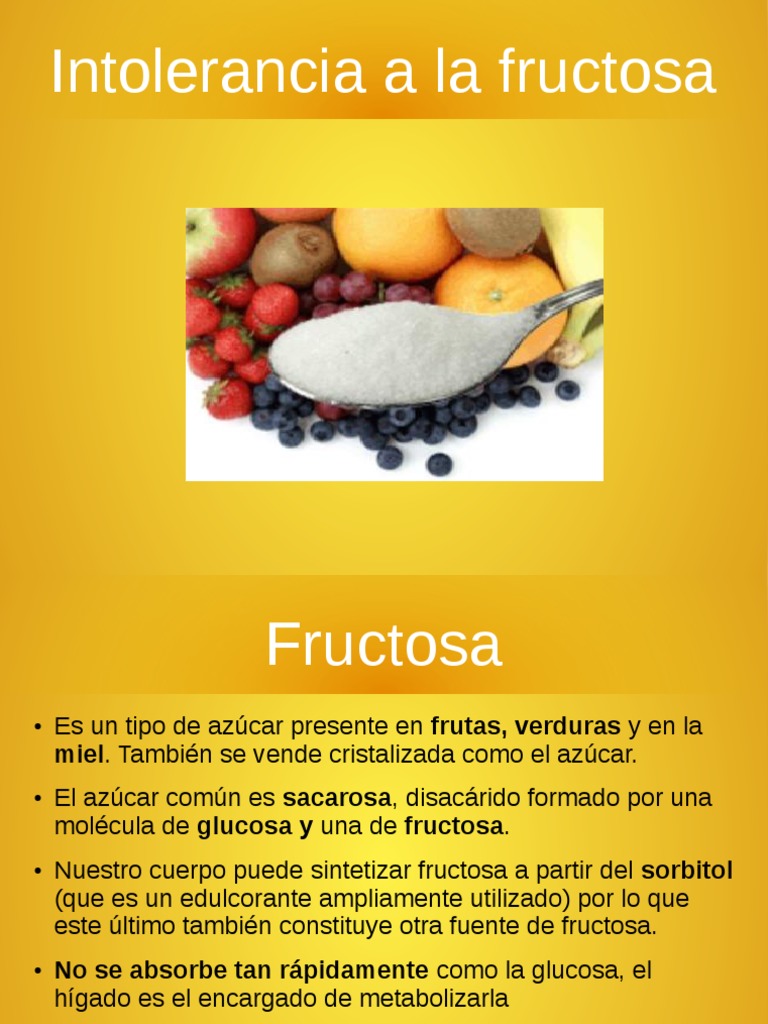 Intolerancia a la Fructosa: Guía Básica | PDF | Sacarosa | Fructosa