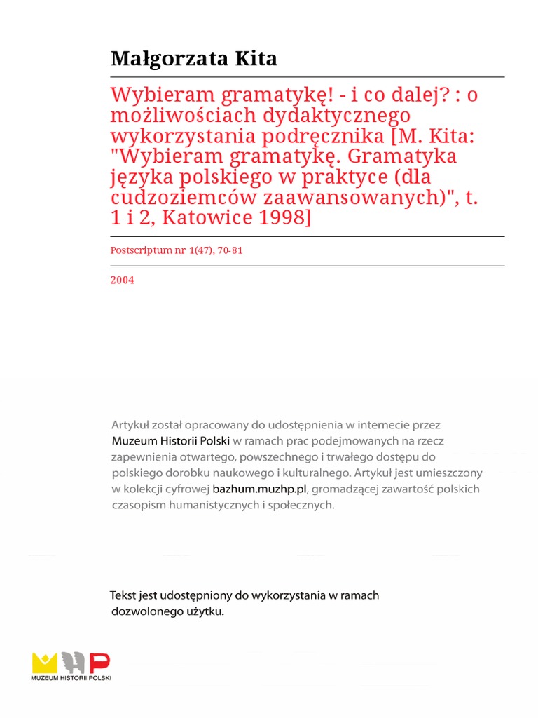Postscriptum r2004 T n1 (47) s70 81 | PDF