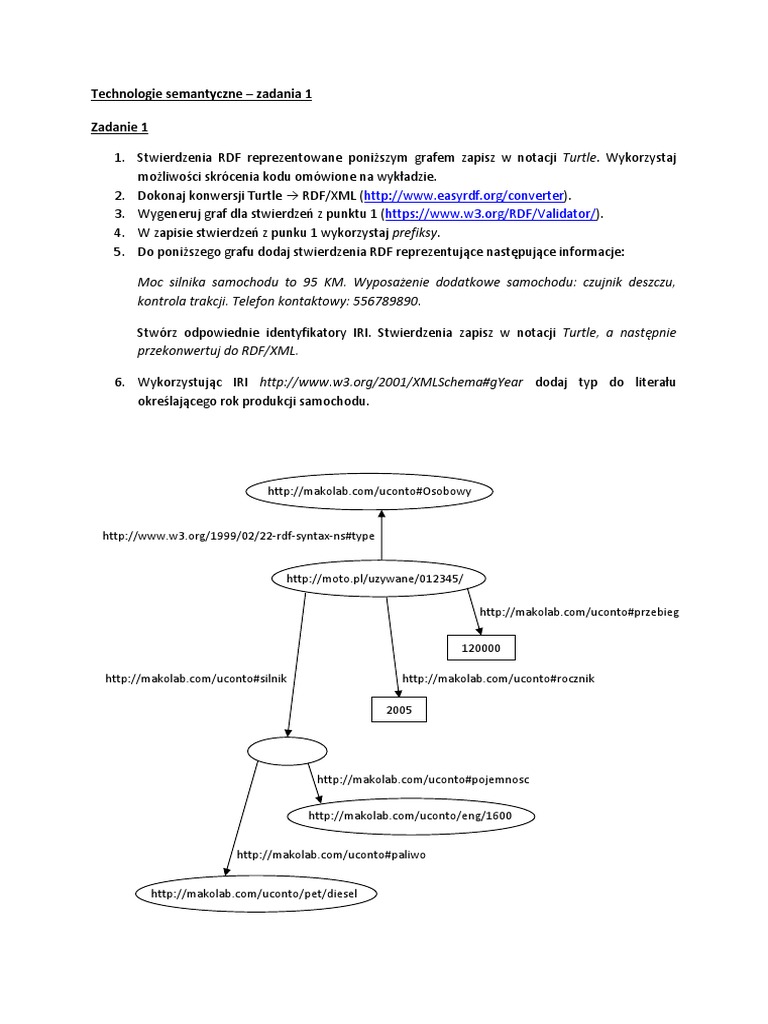 TechSem - Zadania 1 | PDF