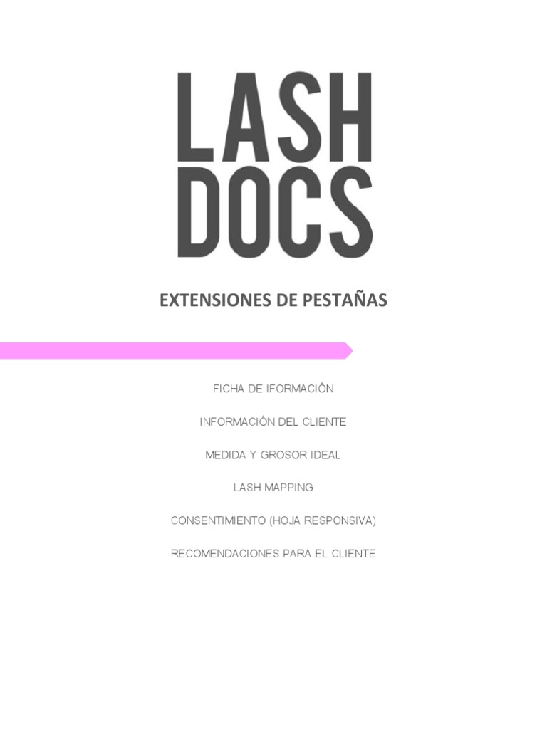 Lash Docs Extensiones | PDF | Causas de la muerte | Medicina