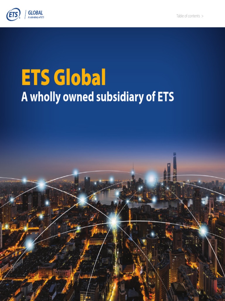 ETS Global - Product Portfolio-1 | PDF | Test (Assessment ...