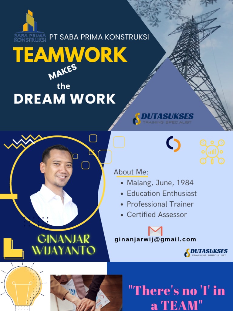 Teamwork Makes The Dream Work | PDF