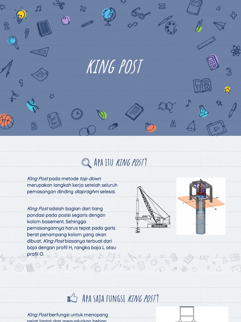 Pemasangan dan Fungsi King Post | PDF | Teknologi & Rekayasa