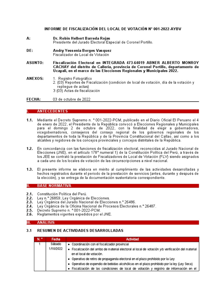 Abner Monrroy - Informe FLV - Erm 2022 Dnfpe | PDF | Democracia | Ideologías políticas