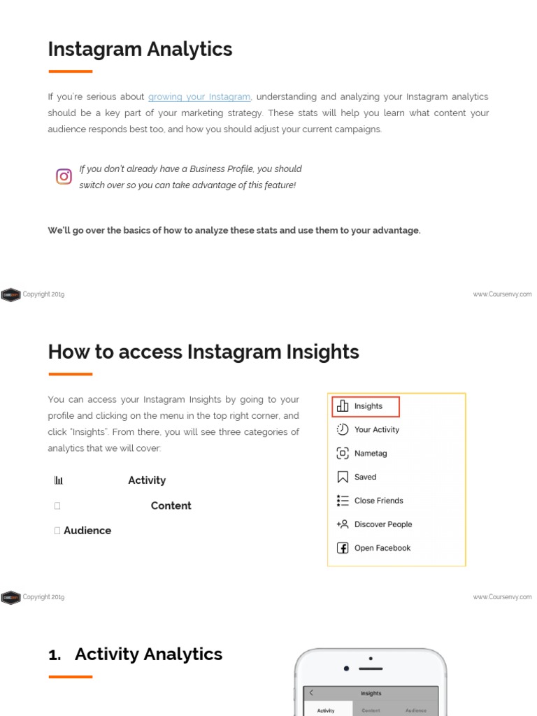 17.1 Instagram Analytics PDF | PDF | Analytics | Communication