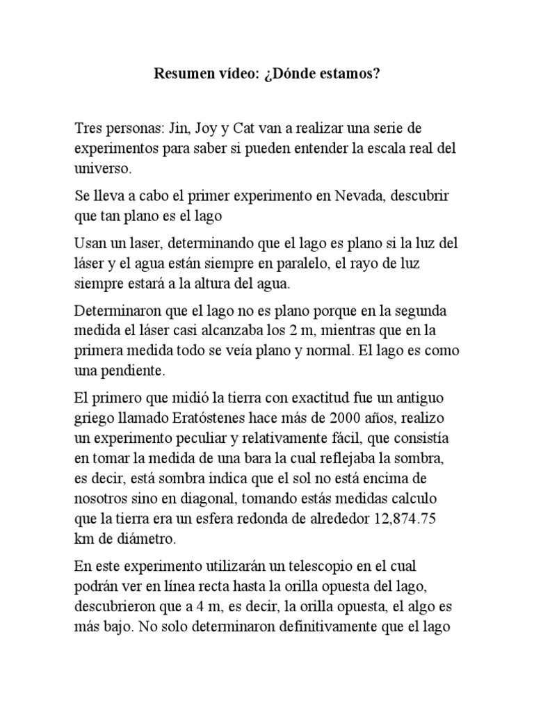 Resumen Video CT | PDF | Luna | Dom